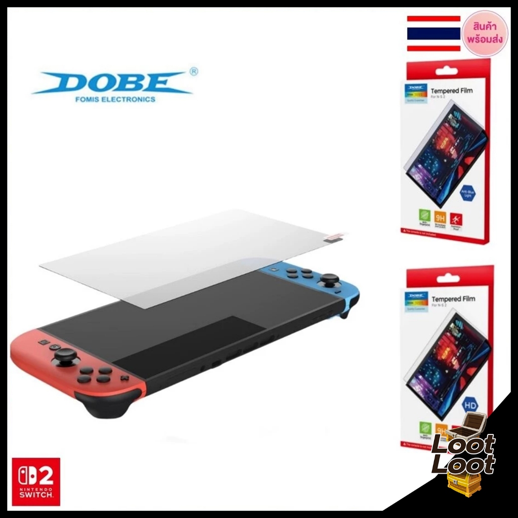 DOBE Nintendo Switch 2 Glass Film (2025) (Pack 2) TNS-3166 | Shopee ...