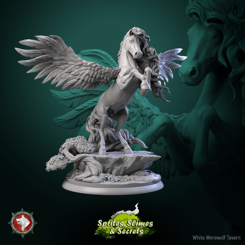 [Sprites Slimes & Secrets]-Pegasus-Model For DnD miniature [Made to ...