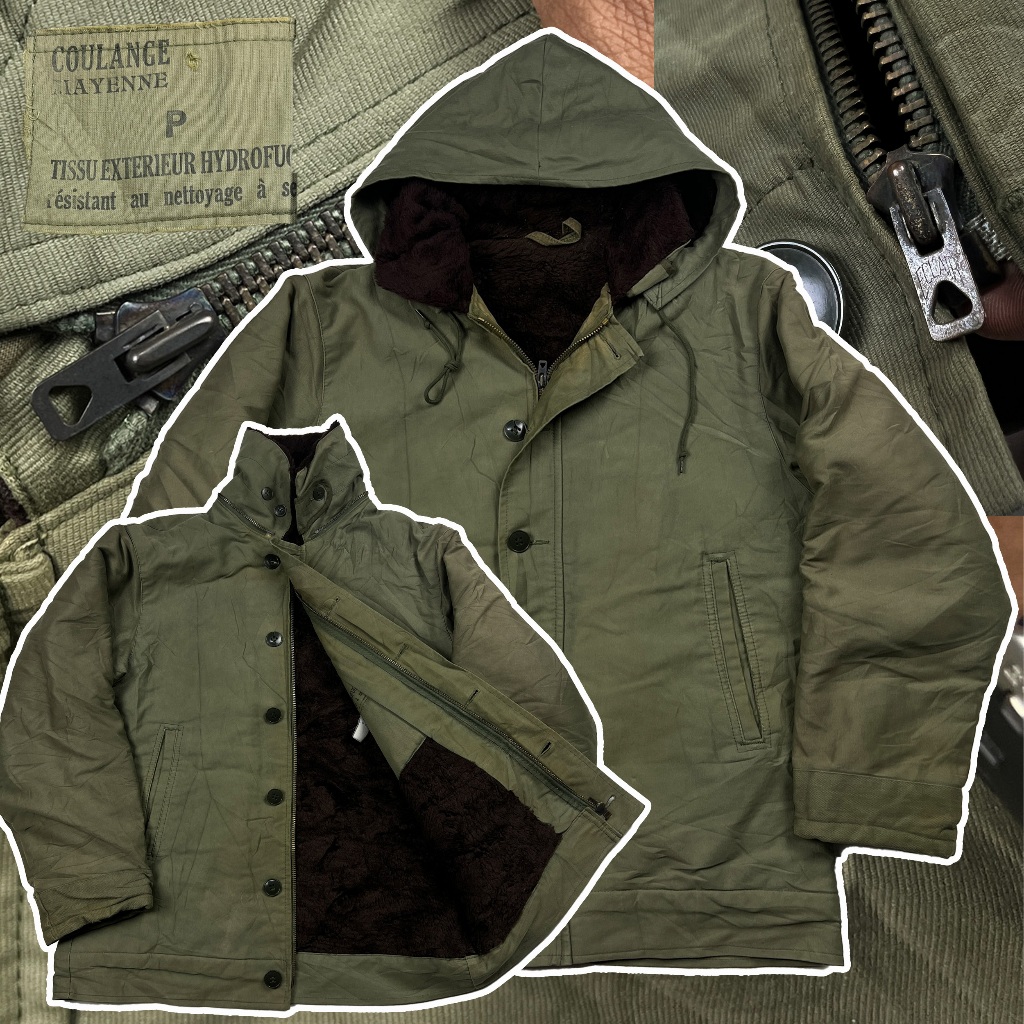 Pilot Jacket Vintage 50-60s French Navy Marine Nationale Army Has 1 ...