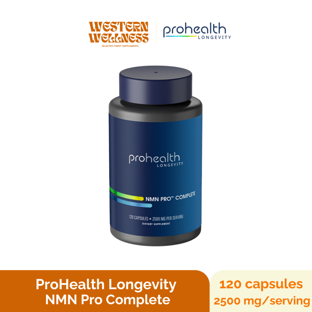 NMN Pro Complete-ProHealth Longevity (2500 mg/serving-120 Capsules ...