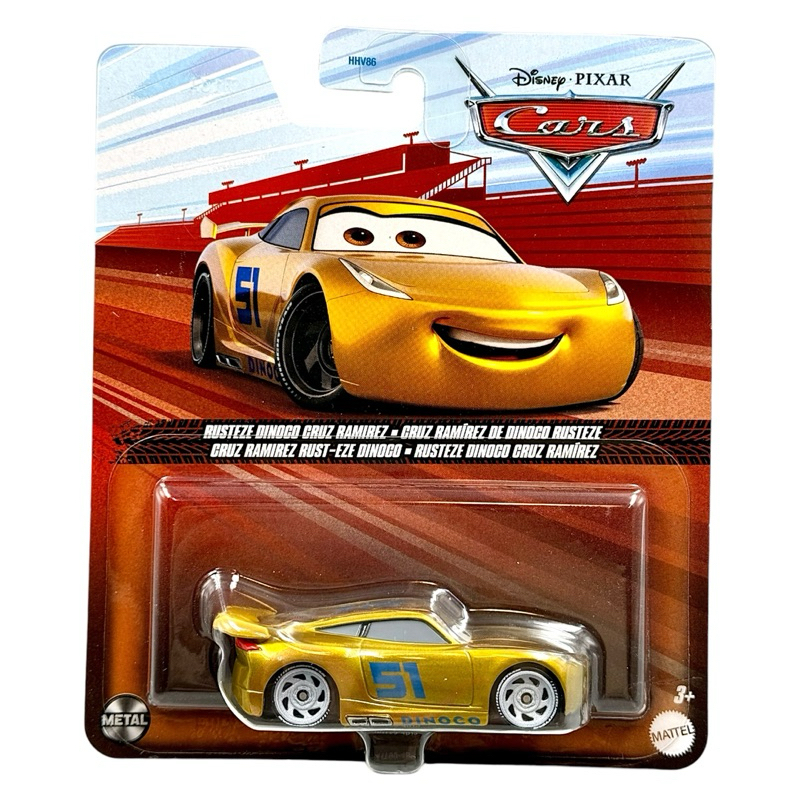 MATTEL | Metal Car From Cartoon CARS-RUSTEZE DINOCO CRUZ RAMIREZ ...
