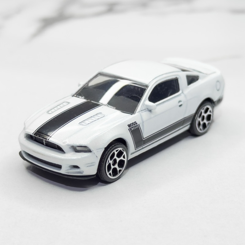 Majorette Ford Mustang Shelby Diecast Model Car In Pearl White Black ...