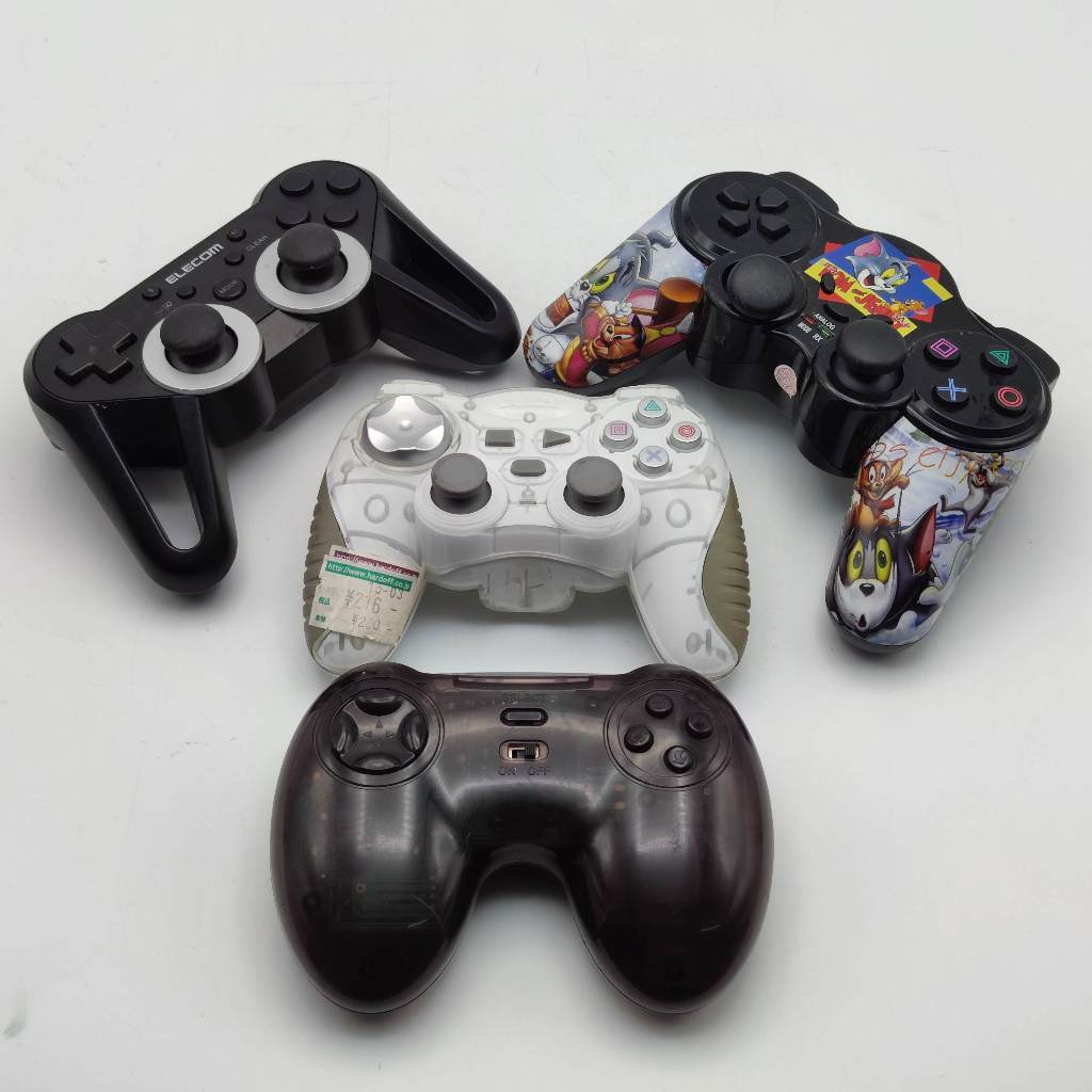 PS2 PC wireless controller A Including 4 Pieces Of Broken [JUNK] All ...