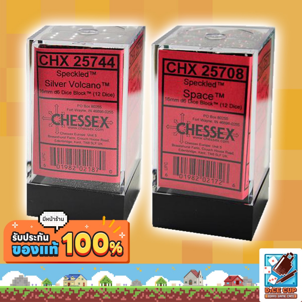 Chessex Dice Speckled 16mm d6(12 Dice) For Board Game/RPG/DnD/Tabletop ...