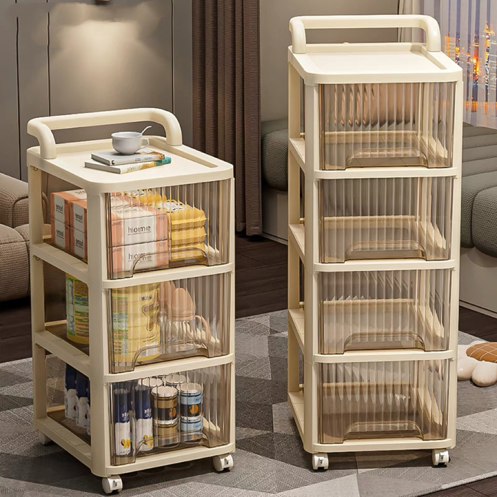 LESS Drawer Storage Cabinets For Home Use Under Table Top Shelf Toy ...