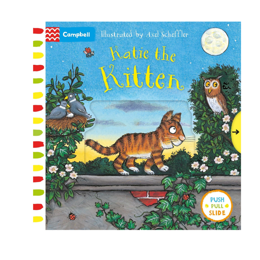 Campbell Katie the Kitten :A Push Pull Slide Board Book by Axel ...