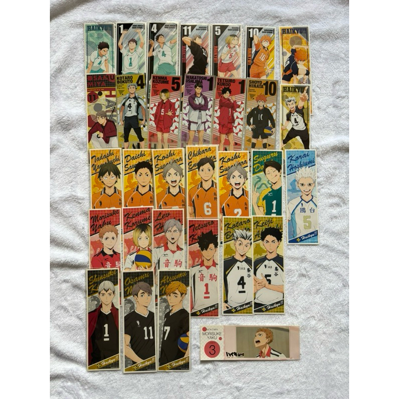 Good haikyuu!! haikyuu Collectibles Stickers/Bookmark/Card | Shopee ...