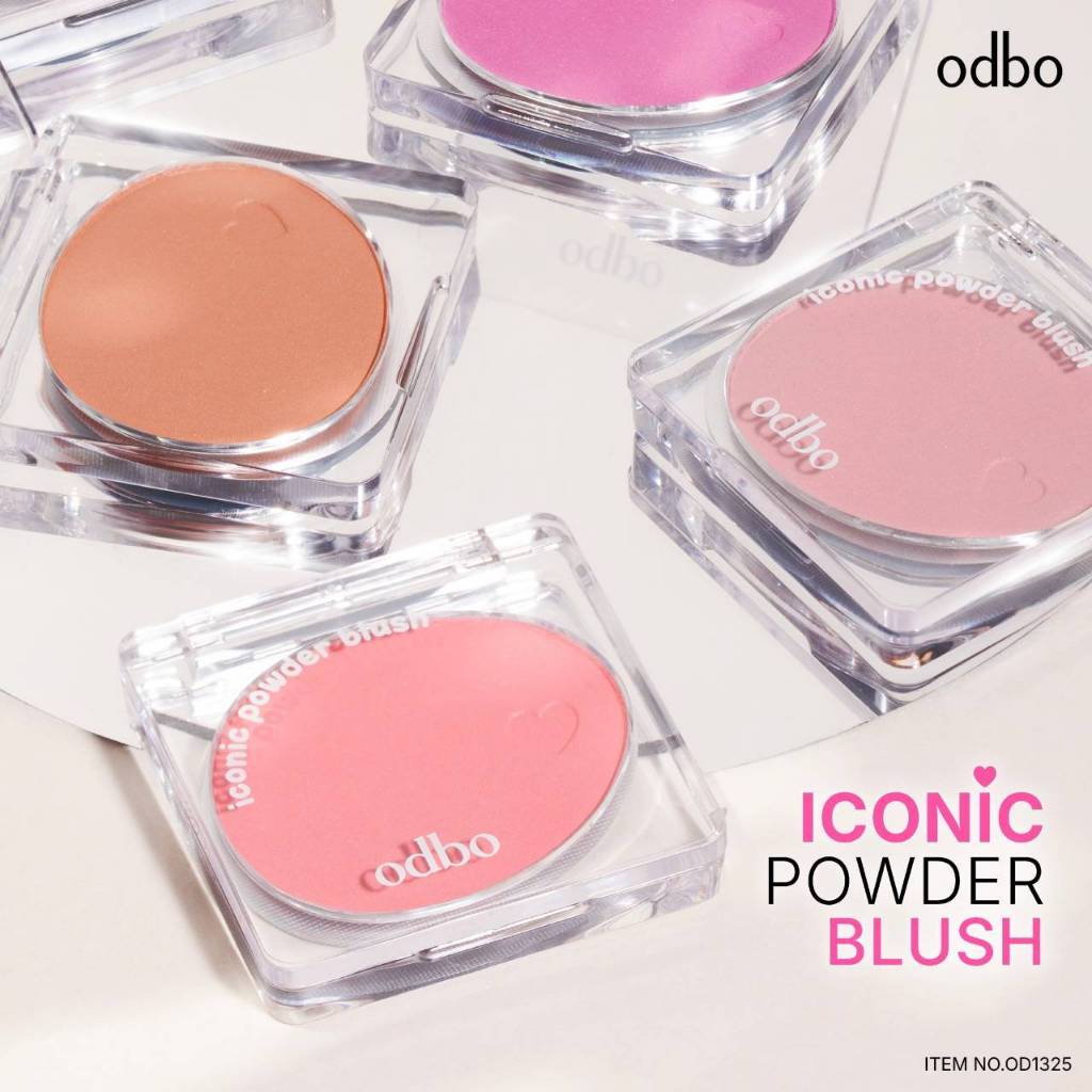 OD1325 Odbo Iconic Powder Blush | Shopee Malaysia