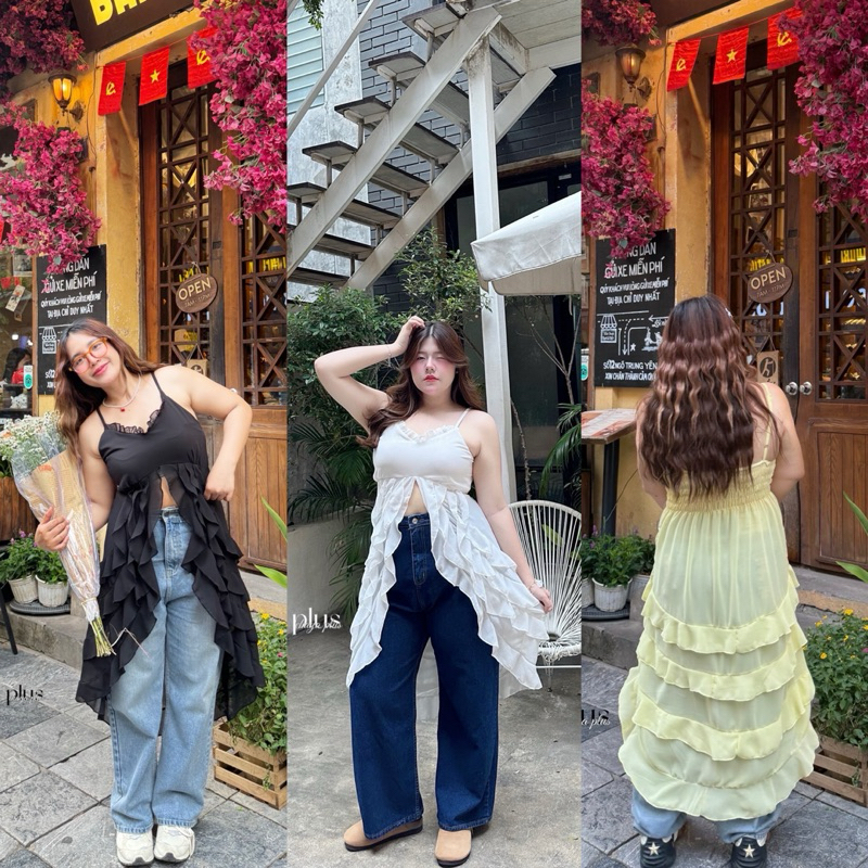 (LD) Strap Dress Jellyfish Chiffon Fabric Gui Grip Match With Jeans ...