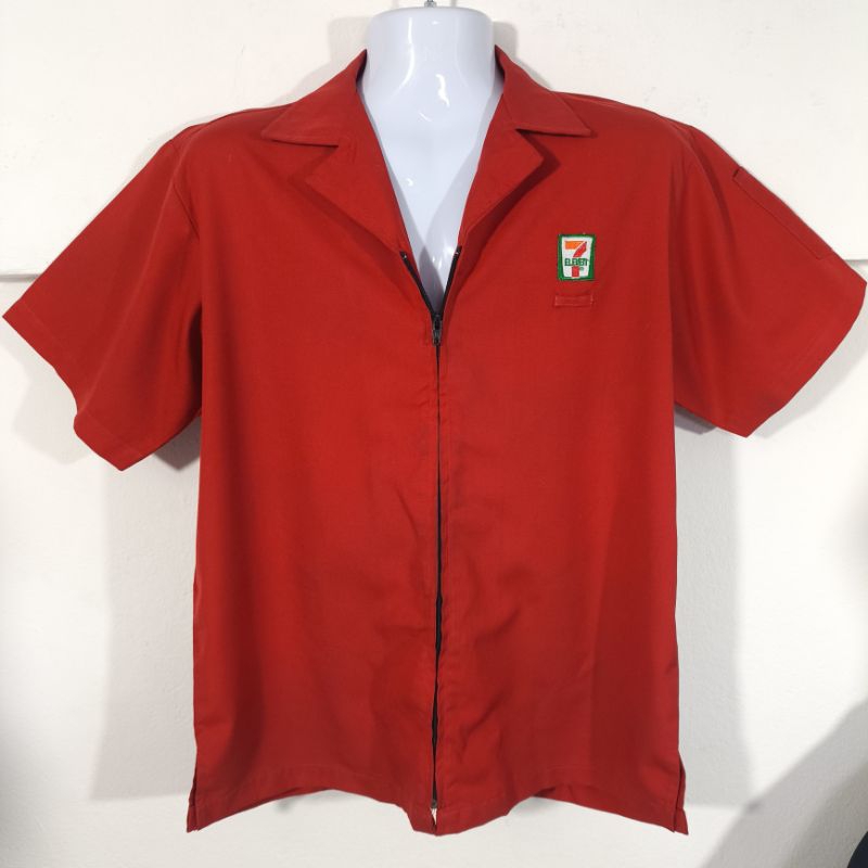 7-11 Employee Shirt Seven Eleven Old Model 2009 Uniform Used | Shopee ...
