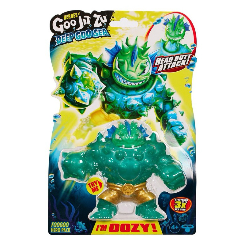 Goo Jit Zu Deep Sea Foogoo Model Straight The Head Pop Up. Stretch ...