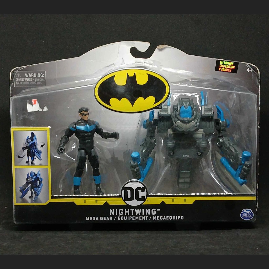 Batman Wear 4 Inch Robot Armor 4-Inch Nightwing Mega Gear Deluxe Action ...
