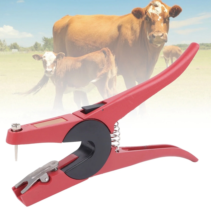 Animal Ear Numbering Pliers For Numbers Pig Goat Sheep Cattle Red Green ...