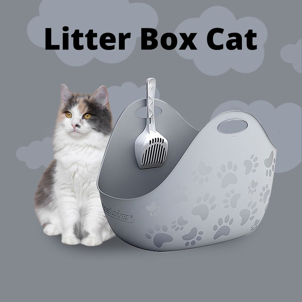 Litterbox by Litter Locker Portable Cat Toilet Grey One Authorised ...