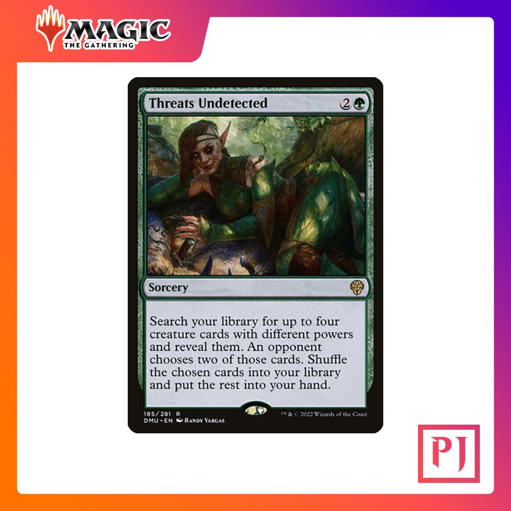 [MTG] Threats Undetected [DMU] [GREEN] [RARE] [NORMAL] [ENG] (Magic ...
