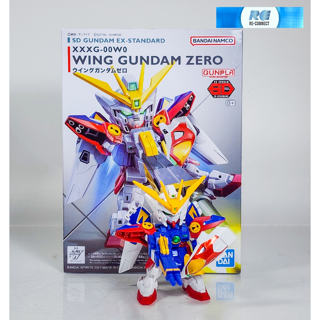 GUNDAM Model WING ZERO Gunpla Robot Toy BANDAI SD EX STANDARD 018 ...