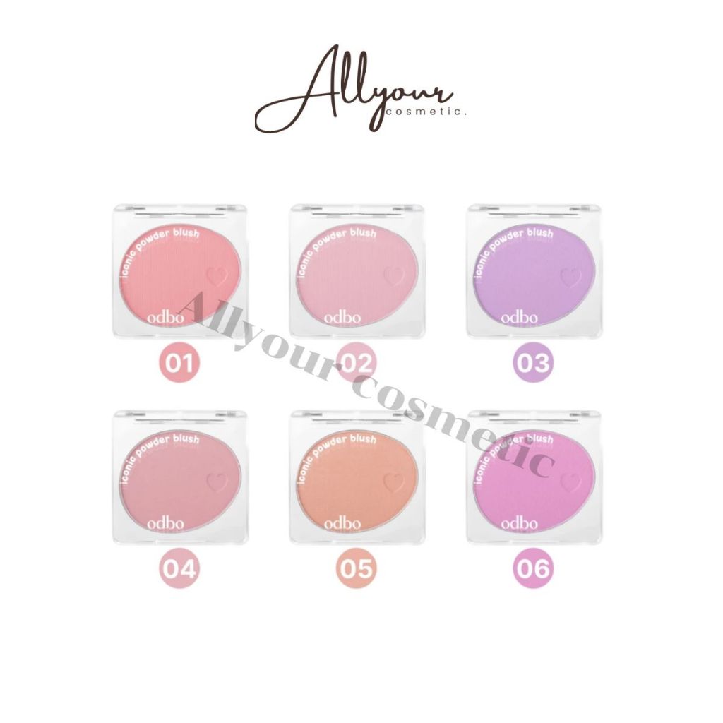 ODBO Iconic Powder Blush OD1325 | Shopee Malaysia