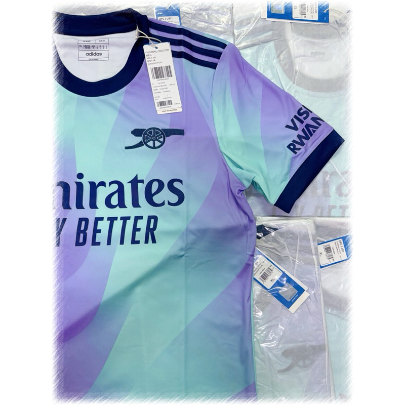 (Genuine Copyright) Arsenal 24/25 Football Jersey Third Kit Fan Grade ...