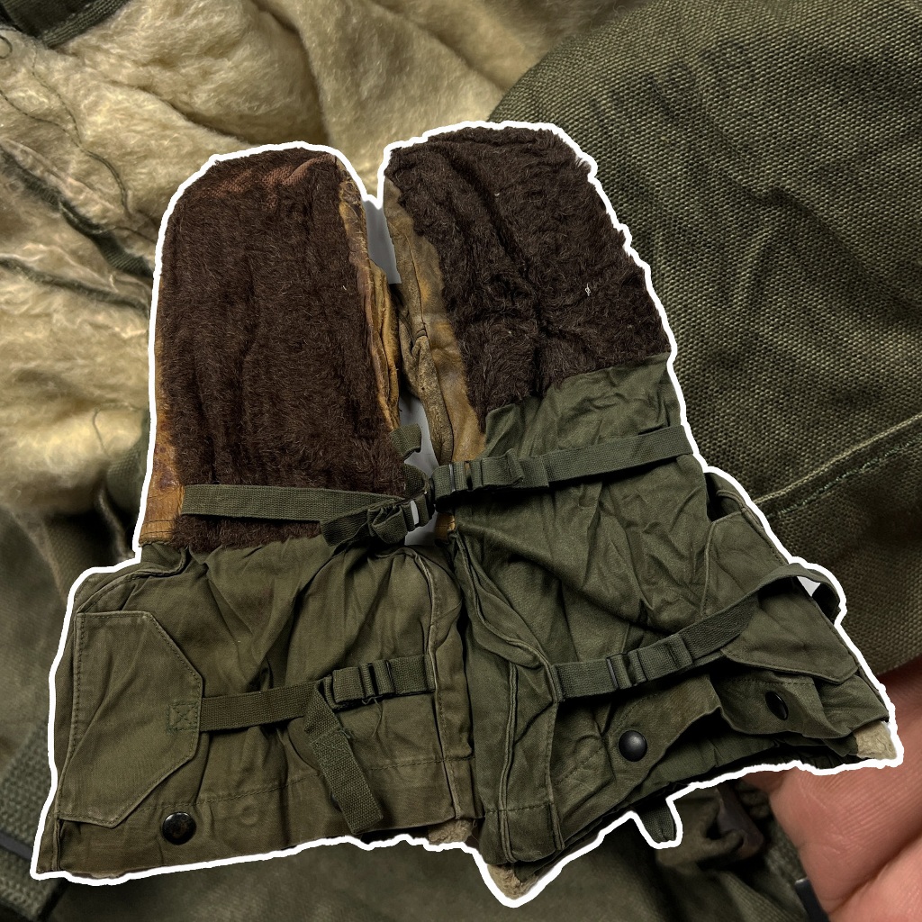 Vintage Gloves 1949s USAF Mitten N-4B Military Air Force COLD WEATHER ...