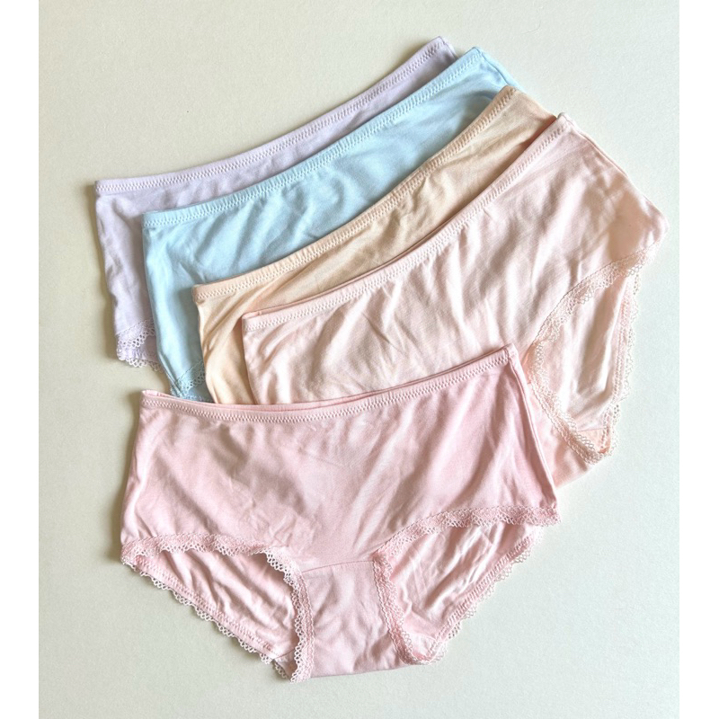 wacoal cotton Underwear Pastel Color soft New Cut Waist Label 24-28 HWC ...