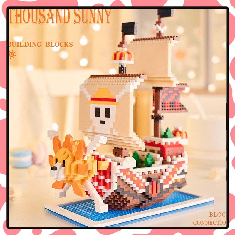 Big Lego One Piece 4 Types Of Boats Building Blocks Children's Toys ...