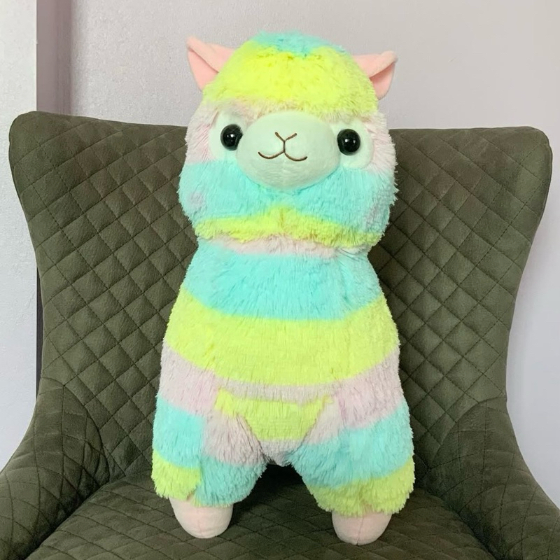 Amuse Japan Alpacasso Rainbow Alpaca Plush | Shopee Malaysia