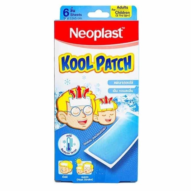 6 Sheets/Box NEOPLAST KOOL PATCH For Adults Neoplas BABY 6 Pieces ...