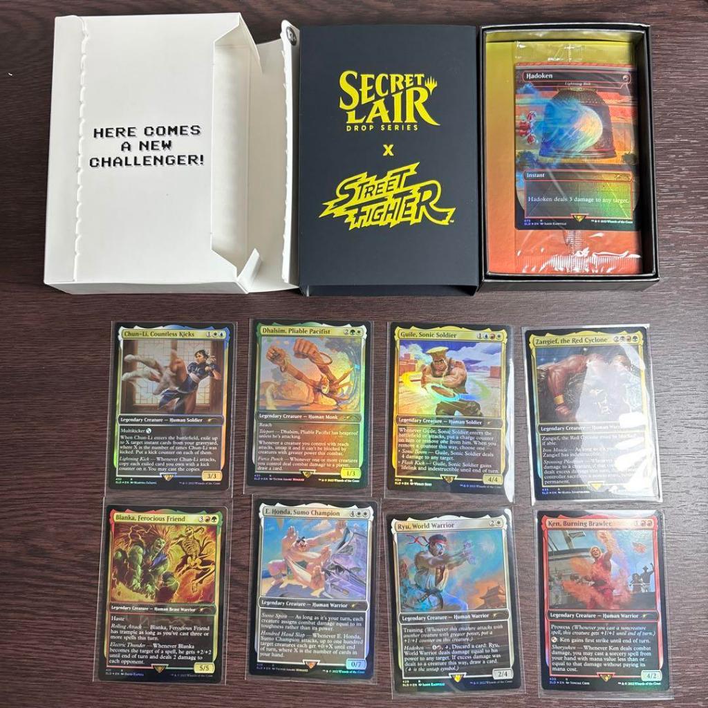 Magic the Gathering [MTG] Card the Secret Lair x Street Fighter Foil ...