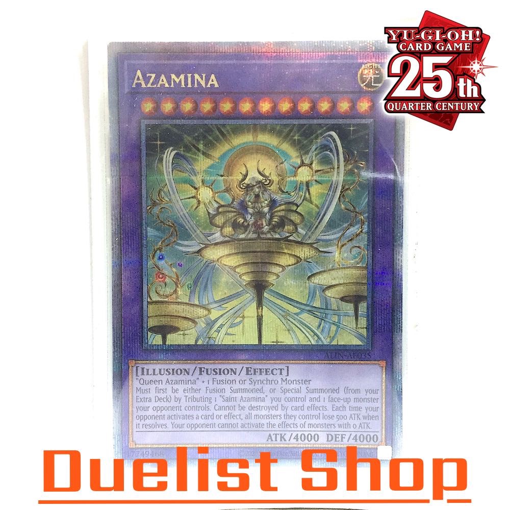 Azamina (QCSE) Monster Light Level12 [Illusion/Fusion/Effect] ALIN-AE035 Yukio Card (Yu-Gi-Oh ...