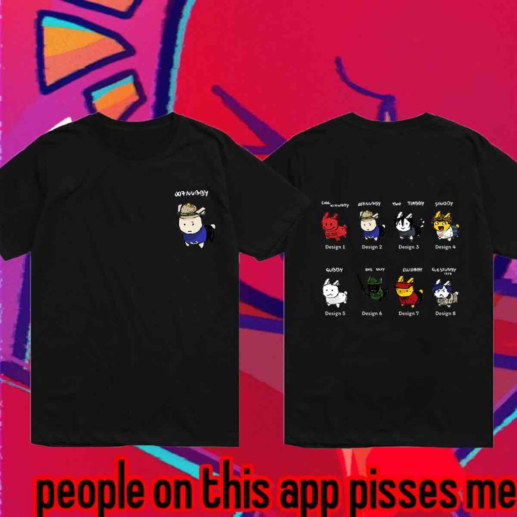 Roblox T-Shirt c00lkid-Shedletsky Belem John Gubby-Forsaken Twice-1x1x1 ...