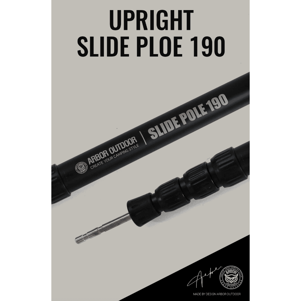 (190)Arbor Outdoor Camping Slide Pole Tarp Extendable Height 190 (With ...