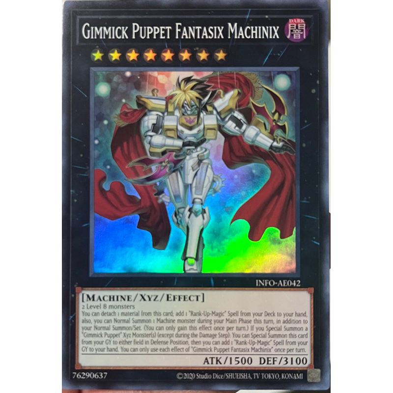 Yugioh Asia-Eng [INFO-AE042] Gimmick Puppet Fantasix Machinix (Super ...