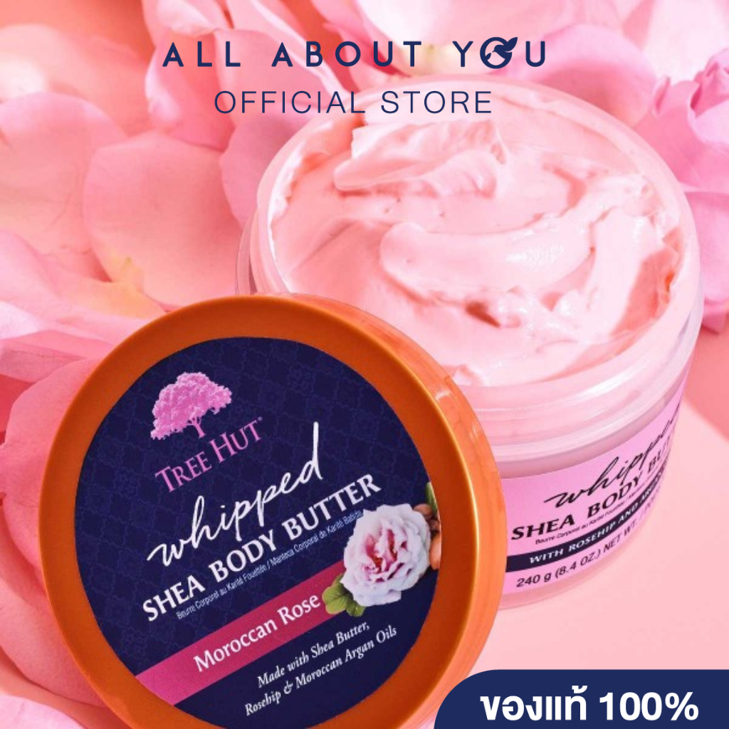 Tree Hut Whipped Shea Body Butter Moroccan Rose 240 g. | Shopee Malaysia