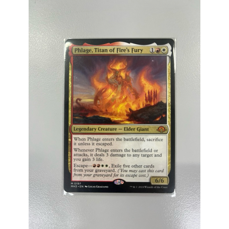 MTG Phlage Card Titan of Fire's Fury Multi Magic the Gathering EDH ...