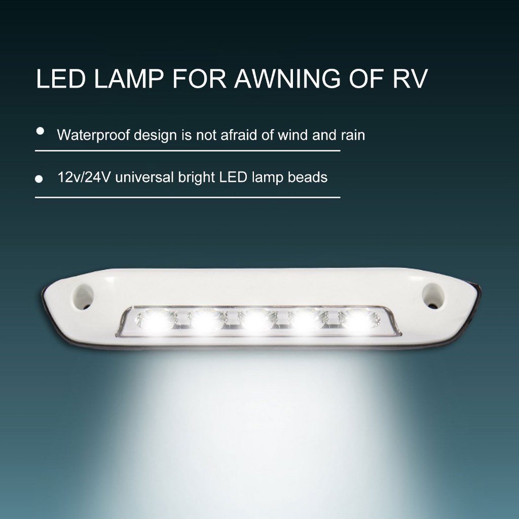12V RV LED Awning Porch Light Waterproof Motorhome Caravan Interior ...