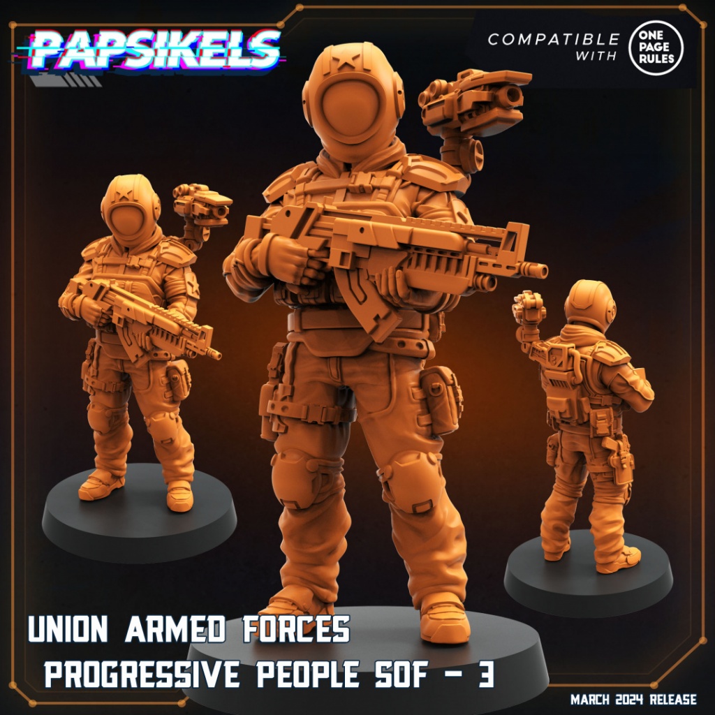 Union Armed Forces Progressive People SOF [3]-Vs Humans-Humanoid Human ...