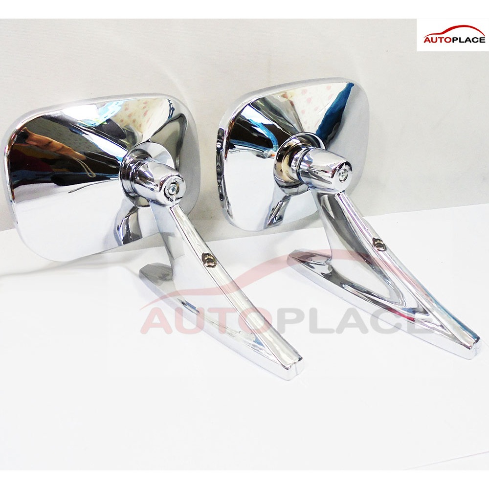 (1 Pair) Side Mirror Vintage Car Classic Door mini fiat mazda ford and ...