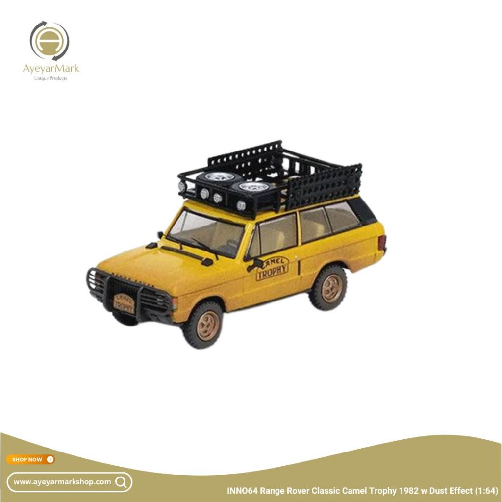 INNO64 Range Rover Classic Camel Trophy 1982 with Dust Effect (1:64 ...