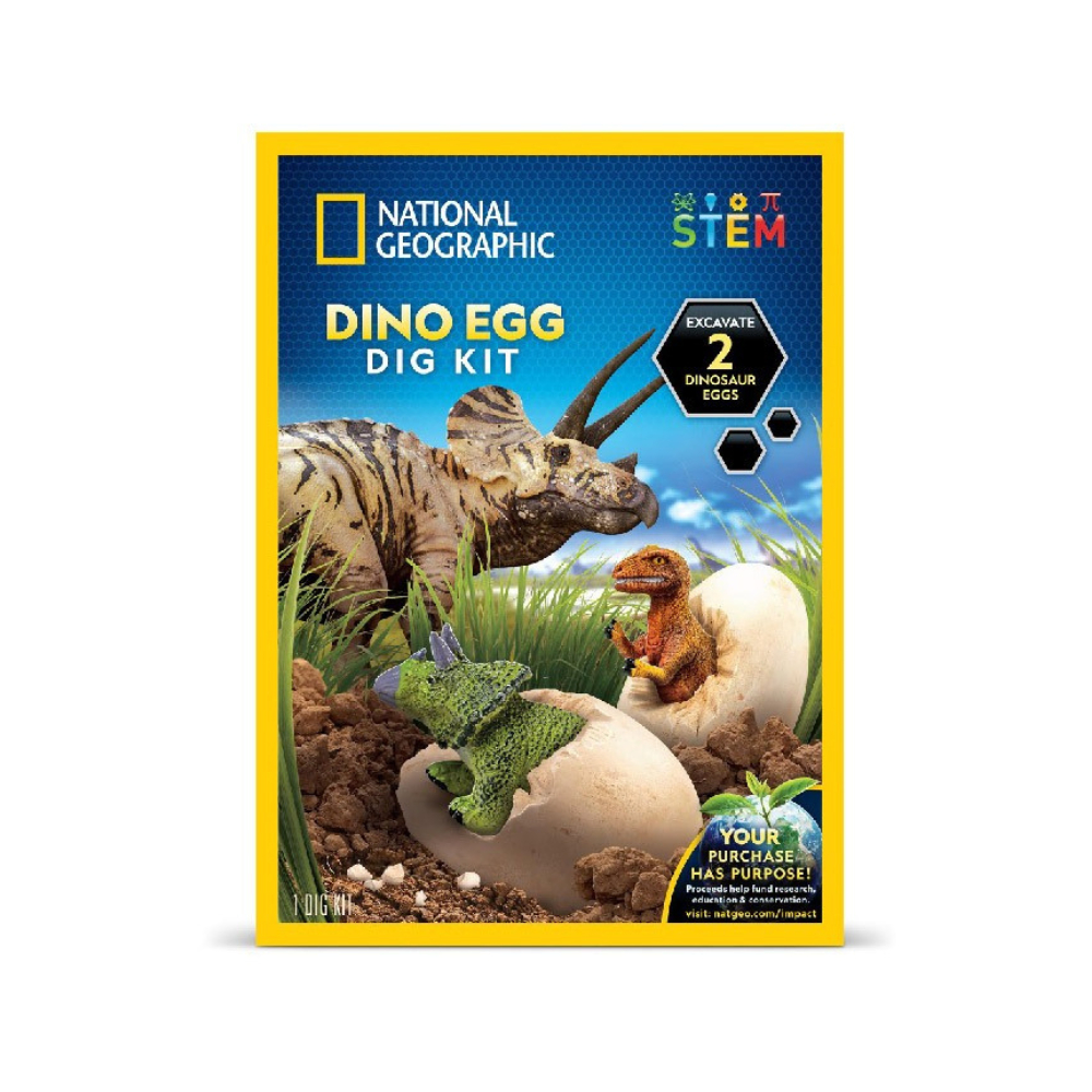 National Geographic Dinosaur Egg Dig Kit Toy Digging Figure Come With ...