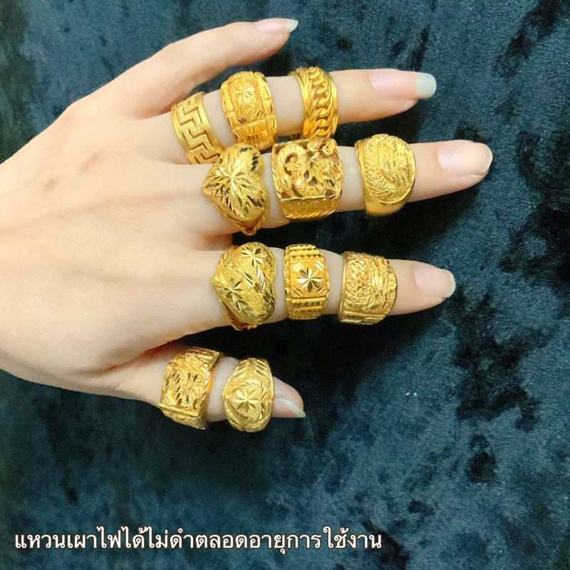Gold Ring Washable Can Be Burned Used For Longer Than General Work Free ...