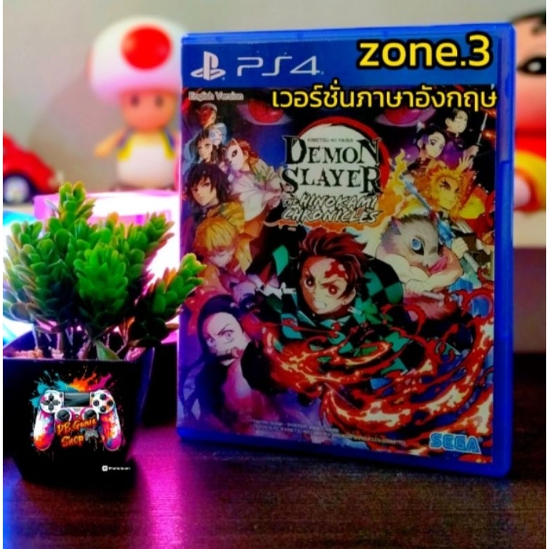 [Ps4-Ps5] Demon slayer Ps4-Ps5 Game Disc (1-2 Hand) Can Play 1-2 People At The Same Time ...