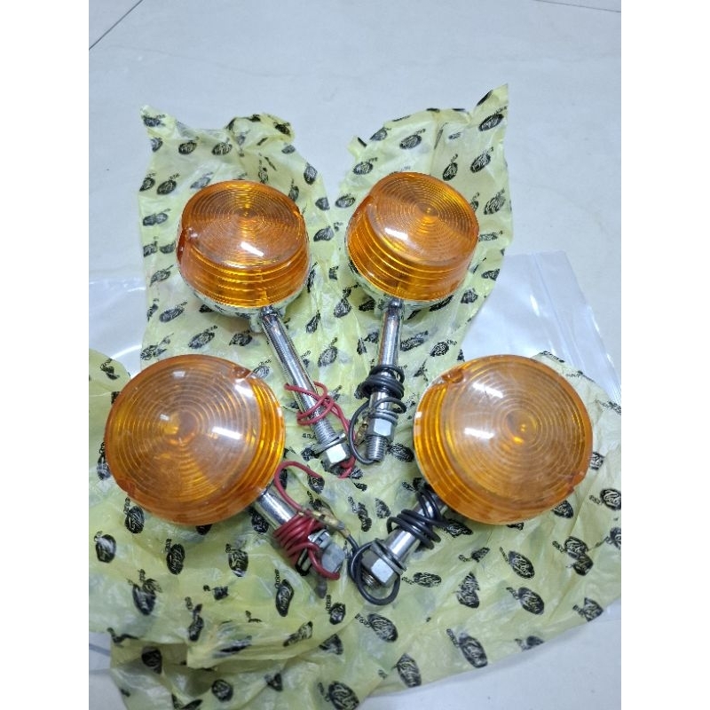 Set Of Front-Rear Turn Signals For Suzuki TS90-TS100-TS125-T90-T125 ...
