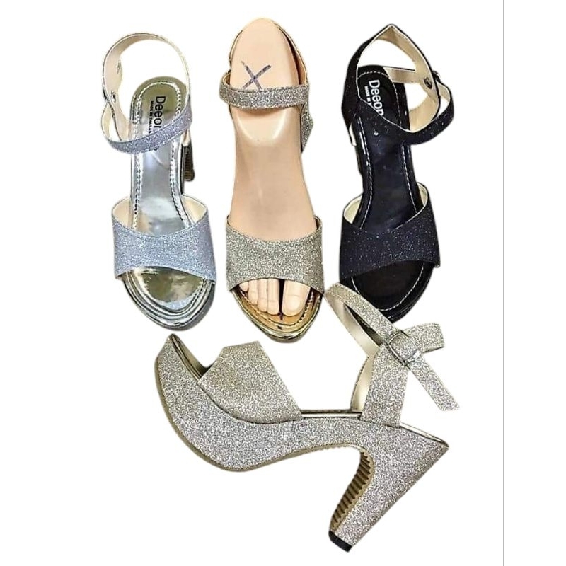 4 Inch High Heel Sandals With Fine Gritter Heel. Plump Feet For Size As ...
