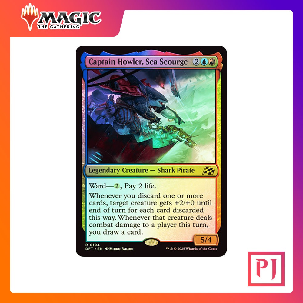 [MTG] Captain Howler Sea Scourge [DFT] [MULTI] [RARE] [FOIL] [ENG ...