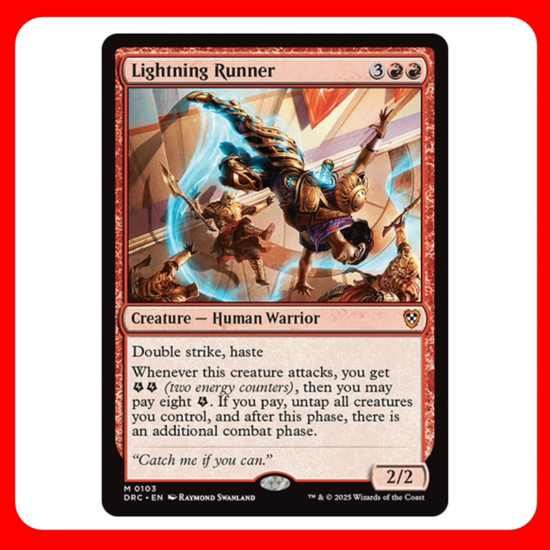 [MTG] Lightning Runner [DRC] [RED] [MYTHIC] [NORMAL] [ENG] (Magic Card ...