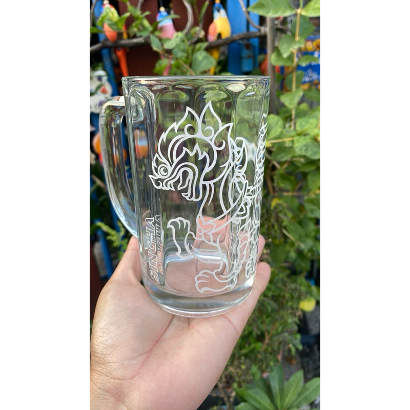 [[Pack 1 Piece]] Singha Beer Glass White Logo 550 ML. | Shopee Malaysia