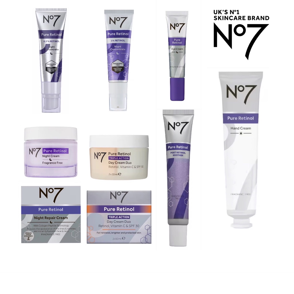 No7 Number Seven pure retinol eye cream/serum/cream No7 cream/serum ...