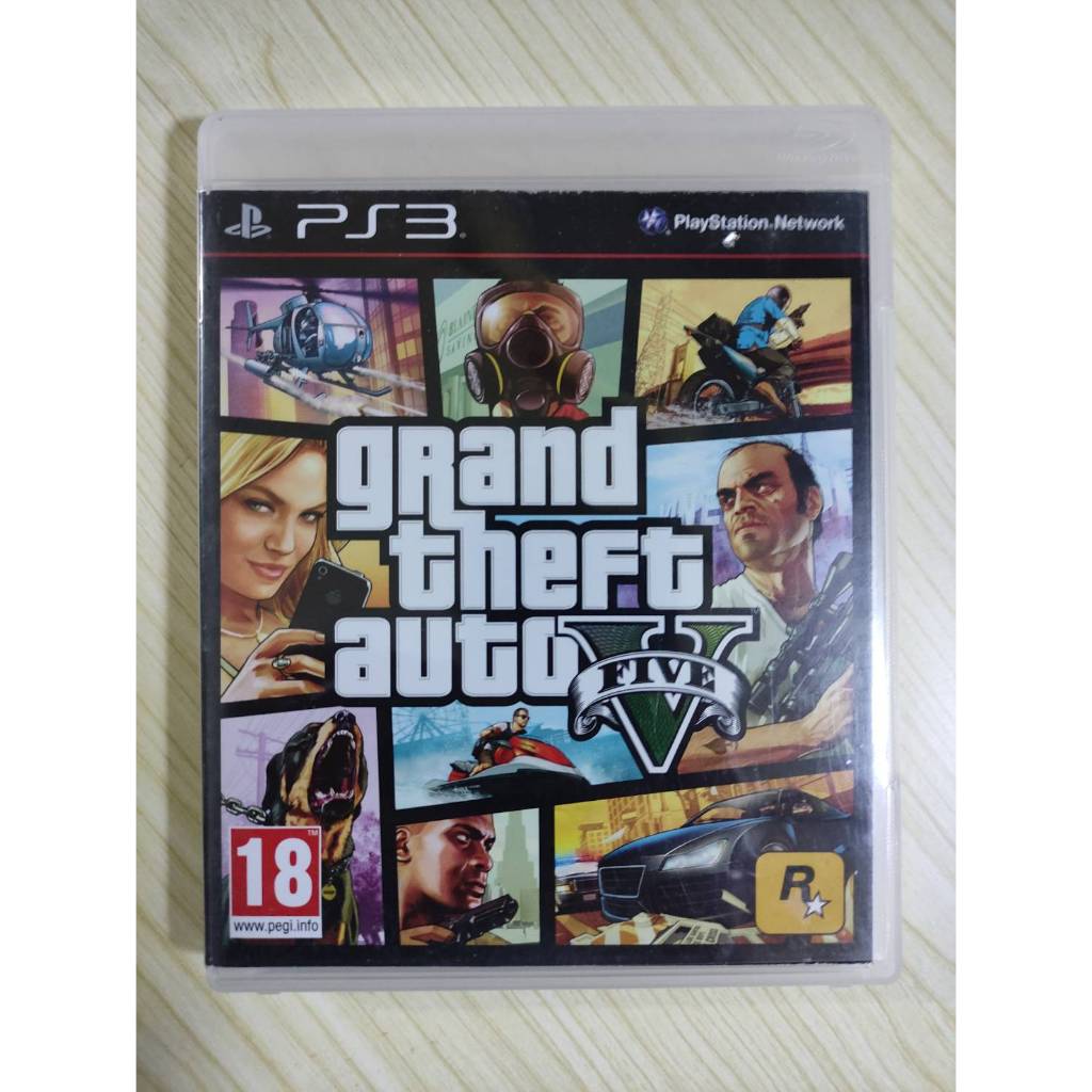 (2nd Hand) PS3 - GTA GTA 5 Grand Theft Auto V (Z2.)Eu)**Read ...