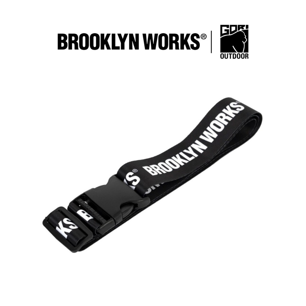 Brooklyn Works Logo Strap Luggage Strap Multipurpose Luggage | Shopee ...