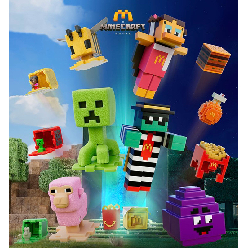 Minecraft Happy Meal Set Authentic Thai Products From Mcdonald's Store ...